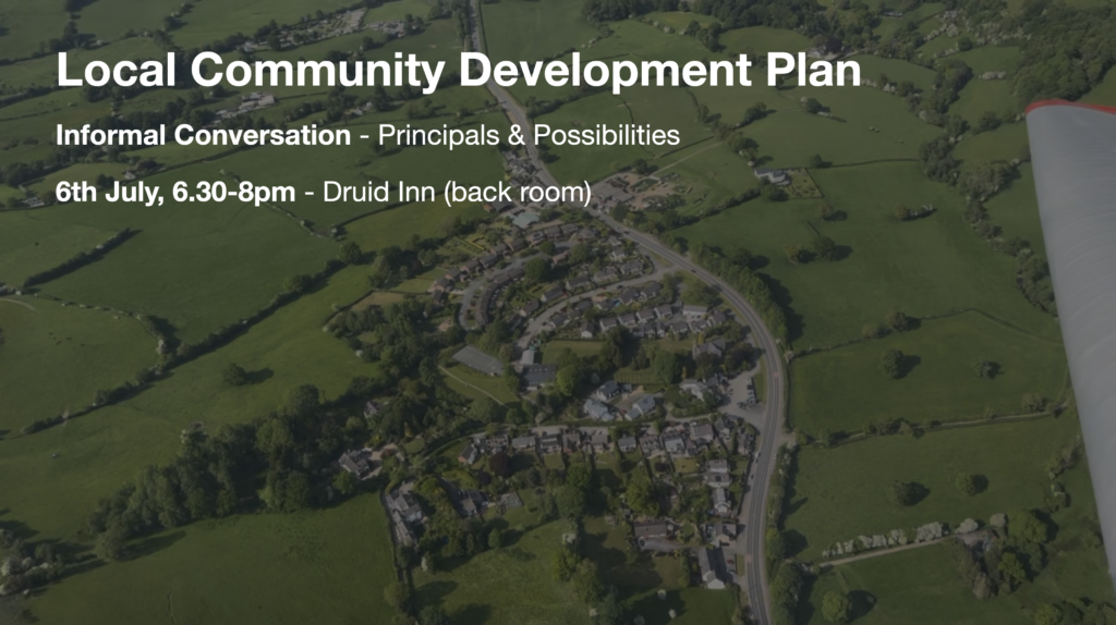 Local Community Development Plan – Informal Conversation – Lleol